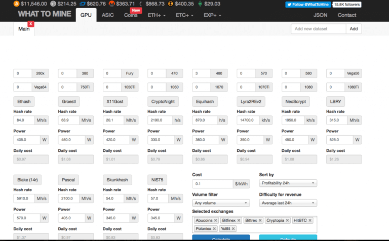 How to Use the WhatToMine - Definitive Guide - Crypto Mining Blog