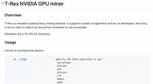 T-Rex Miner - Definitive Guide - Crypto Mining Blog