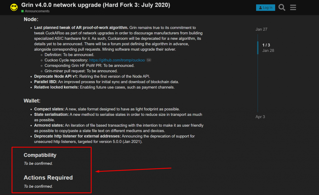 Grin Version 4 Hard Fork. What Will Change and How to Get Ready ...