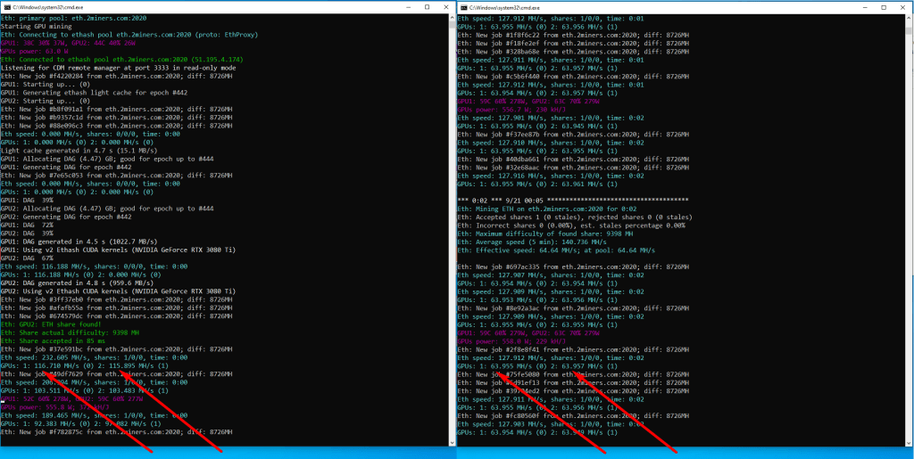 How to Increase Mining Hash Rate. Unlocking LHR Graphics Cards with ...