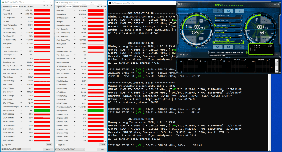 T-Rex Miner Fully Unlocks NVIDIA LHR Graphics Cards: True or False ...